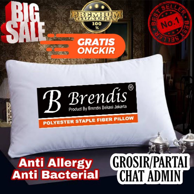 Jual Bantal Tidur Kepala Brendis dan Nicoking Hotel Berbintang 100% Silikon Super Mewah Kualitas ...