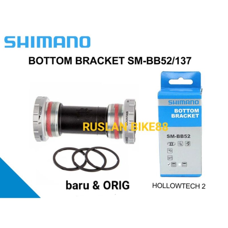Jual Bottom bracket Shimano DEORE SM- BB52. SHIMANO DEORE SM BB-52 ...