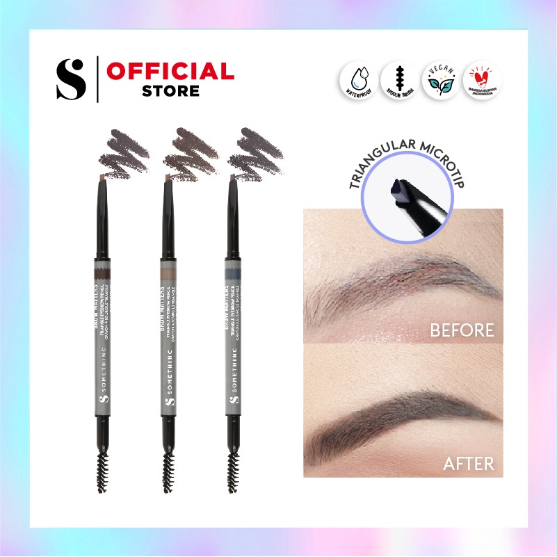 Jual SOMETHINC BROW MATTERS Retractable Triangle Eyebrow | Shopee Indonesia