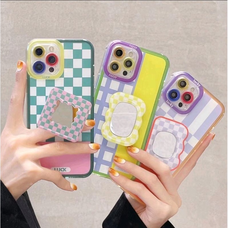 Jual mirror pop socket case hand holder casing griptok kaca cermin ...