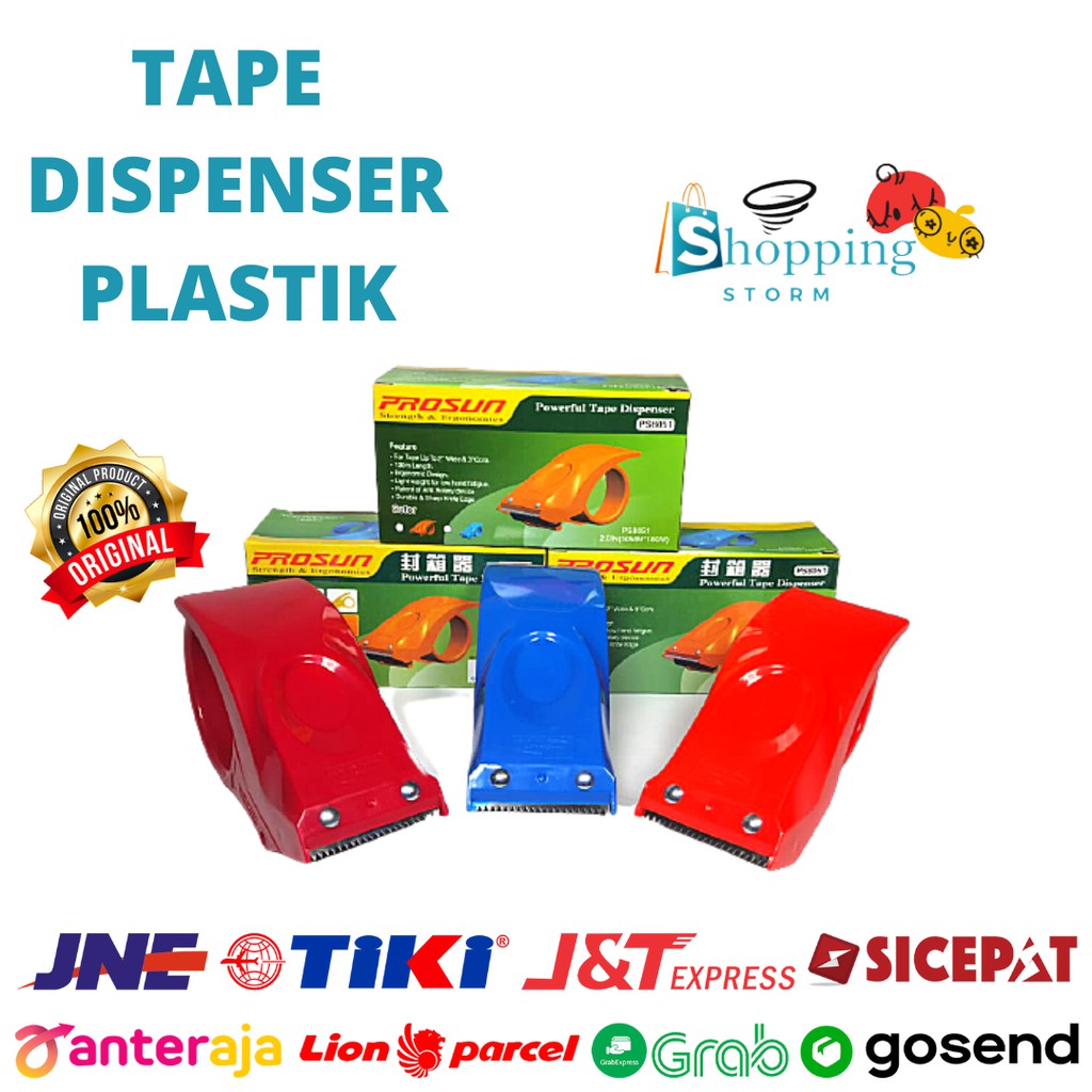 Jual Tempat Lakban Tape Dispenser Lakban Rollan Lakban 2Inch Plastik ...