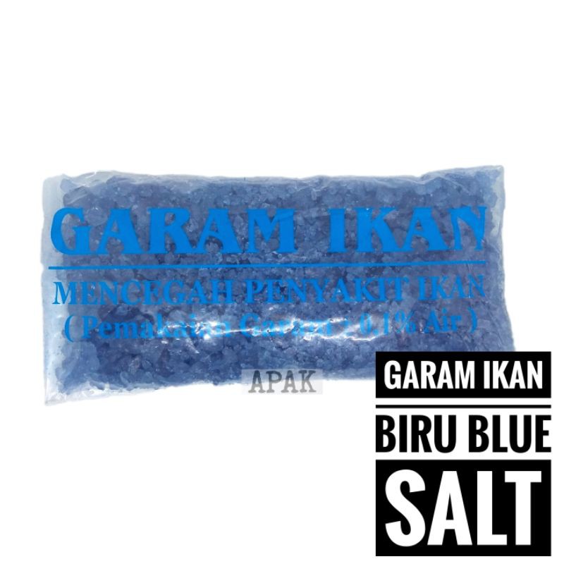 Jual garam ikan biru ikan hias aquarium blue salt garem ikan warna biru ...