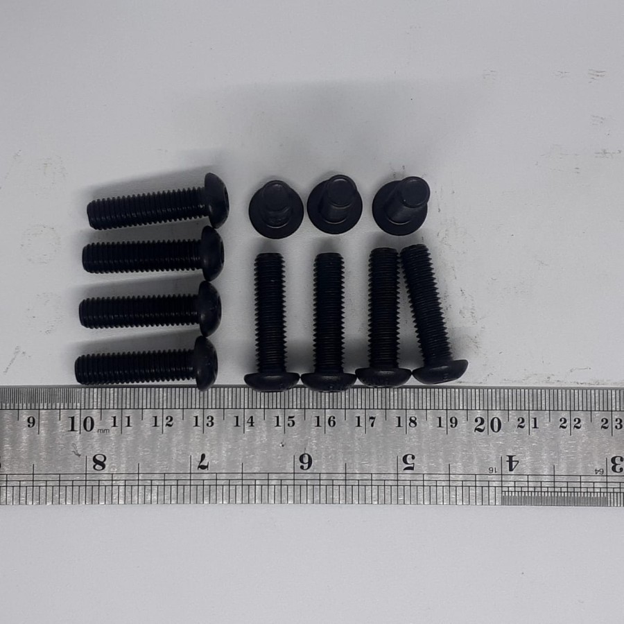 Jual BAUT L BUTTON M8X30 / BAUT L BUTTON HEAD M8 X 30 BAJA PANJANG 3 CM 3CM KUNCI L5 GRADE 10.9 ...