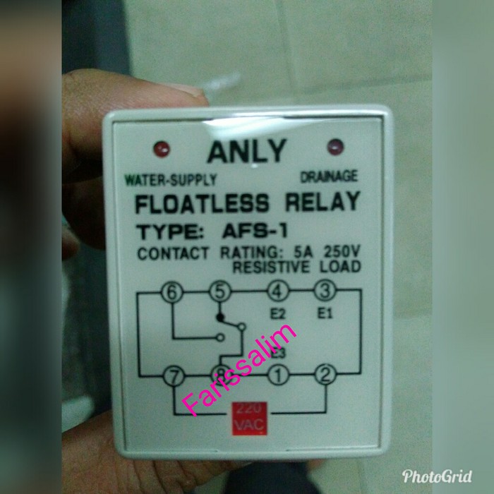 Jual Floatless relay ANLY type : AFS-1 5A 250V Kaki 8 | Shopee Indonesia