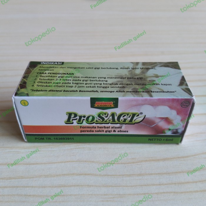Jual Prosagi obat herbal sakit gigi berlobang dan gusi bengkak / Osagi ...