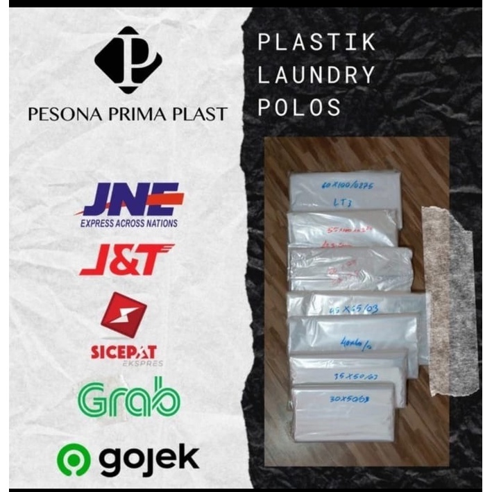 Jual PLASTIK LAUNDRY PP POLOS 60X100 1KG | Shopee Indonesia