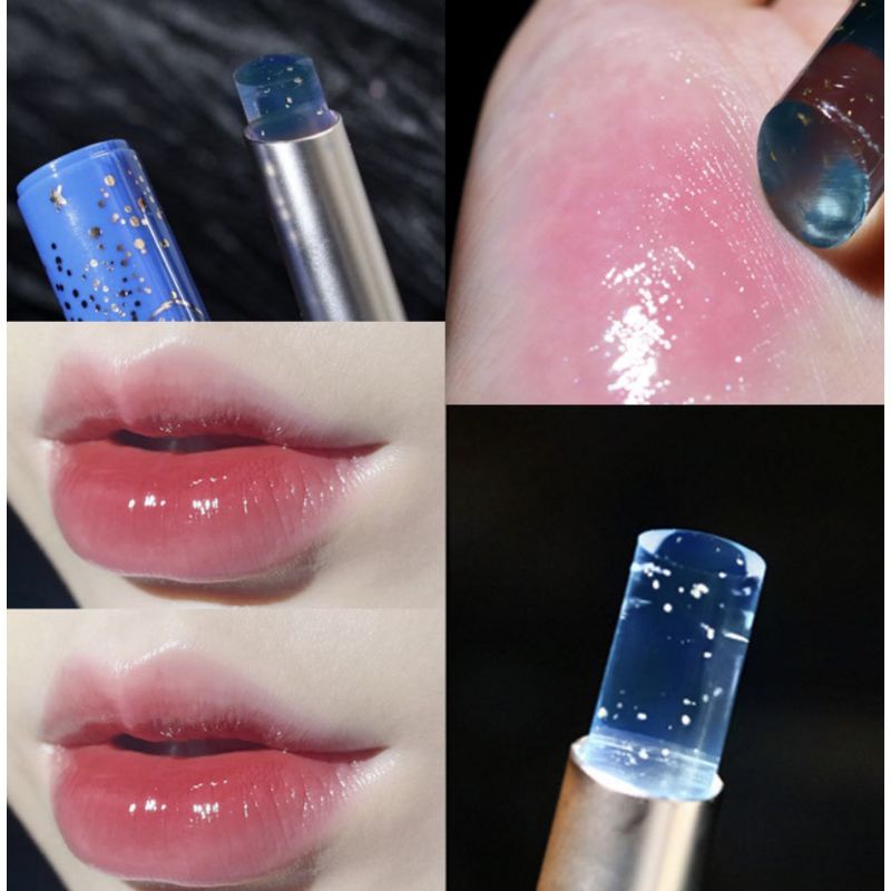 Jual HANBOLI Lip Balm 24 Gold Princess Rose Oil Berubah Warna | Shopee ...