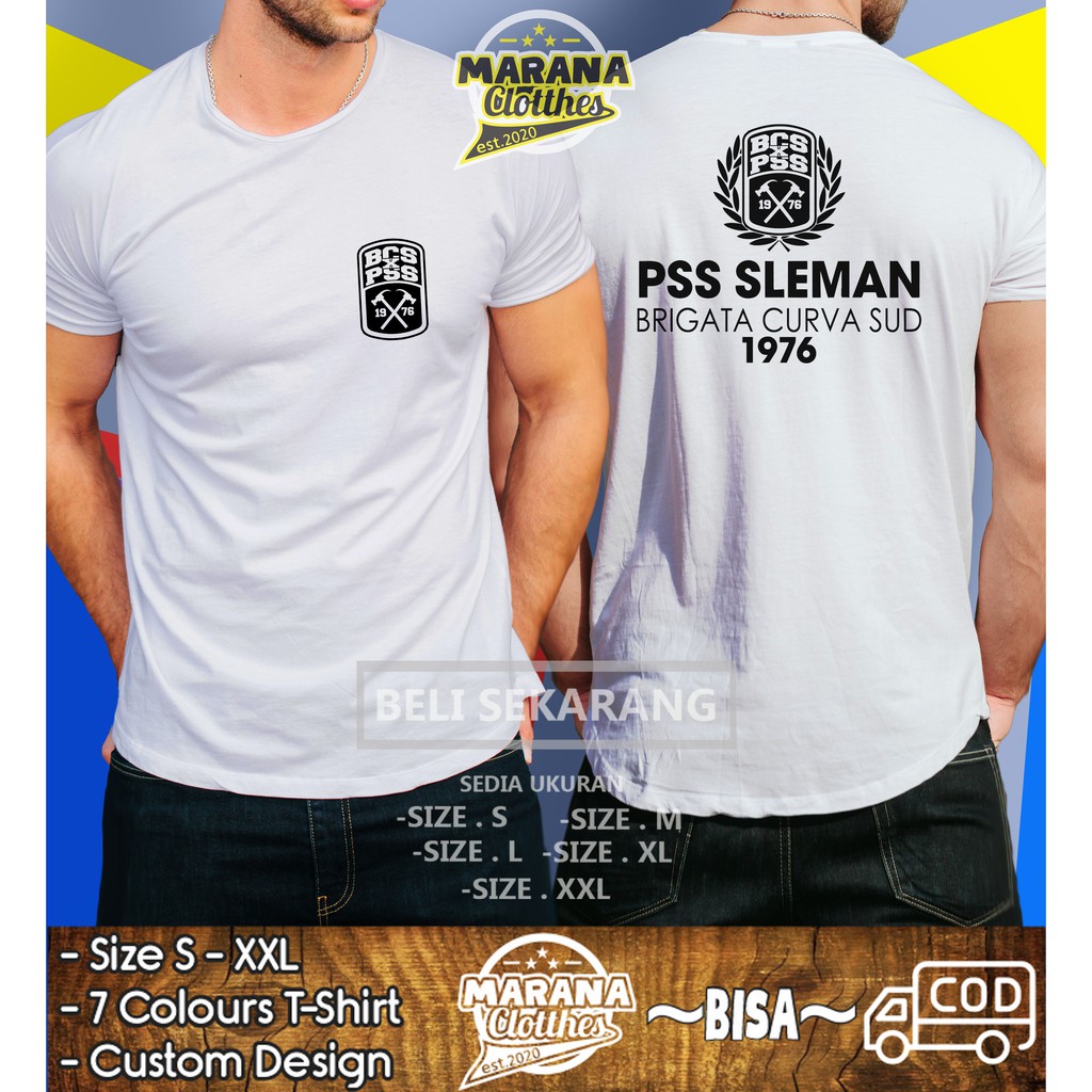 Jual Kaos BCS PSS SLEMAN BRIGATA CURVA SUD v2 Baju Sport | Shopee Indonesia