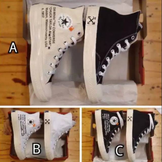 Jual SEPATU CONVERSE ART X OFF WHITE | Shopee Indonesia