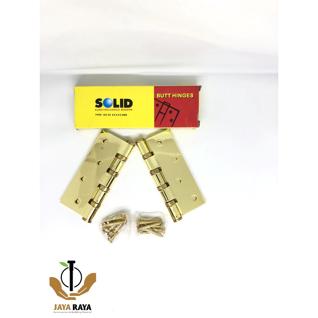 Jual ENGSEL PINTU KUPU-KUPU 4 INCH GP/KUNING/SOLID | Shopee Indonesia