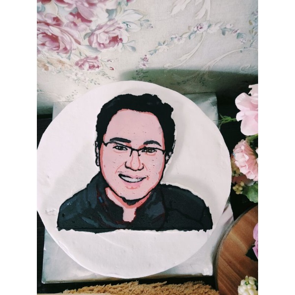 Jual kue ultah gambar wajah unik Limited edition | Shopee Indonesia