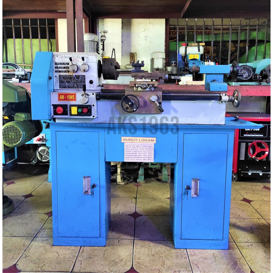 Jual Mesin Bubut Besi Panjang 250x540mm Bench Lathe Machine - AW10WS ...