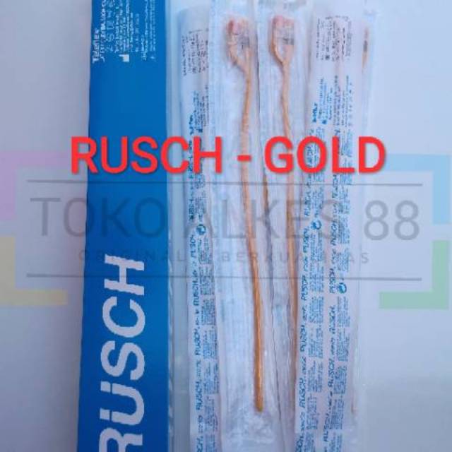 Jual Foley Catheter / Kateter / Selang Urine RUSCH Gold size 8 / 10 ...