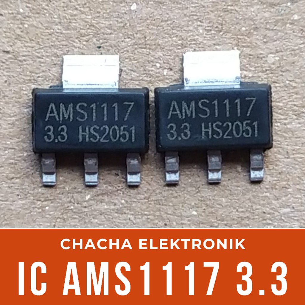Jual AMS1117 3.3 AMS 1117 1A SMD Voltage Regulator | Shopee Indonesia