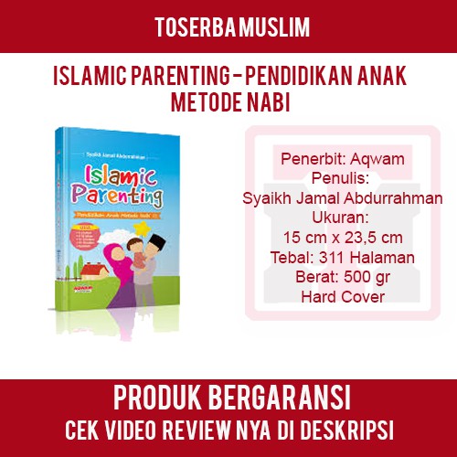 Jual Buku Islamic Parenting - Pendidikan Anak Metode Nabi - Aqwam | Shopee Indonesia