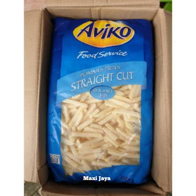 Jual Kentang Goreng Aviko Straight Cut Polos 9.5 MM dan 13 MM 2.5 Kg ...