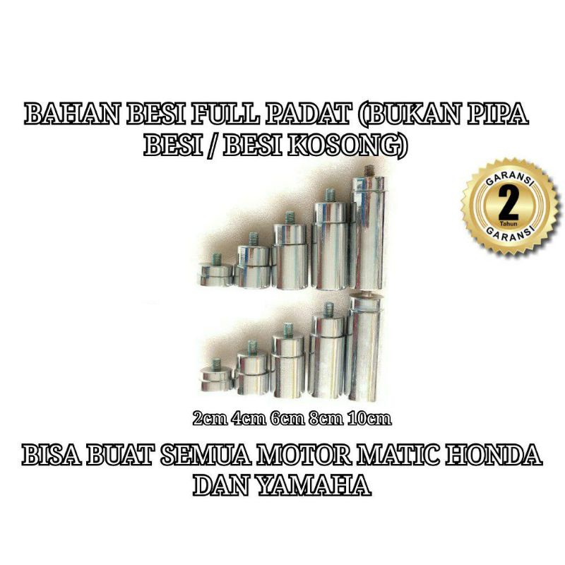 Jual Peninggi shock belakang motor yamaha matic xeon rc model bulat ...