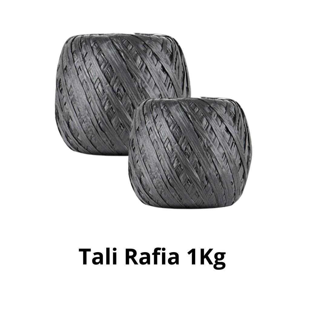 Jual Tali Rafia 1 kg Warna Hitam Roll Besar | Shopee Indonesia