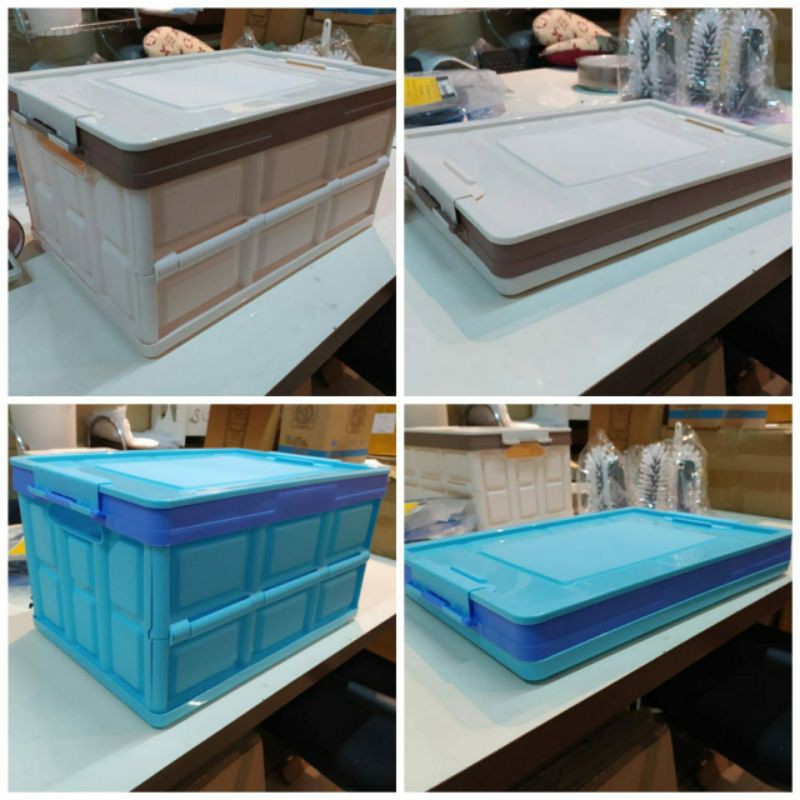 Jual box biru lipat plastik | Shopee Indonesia