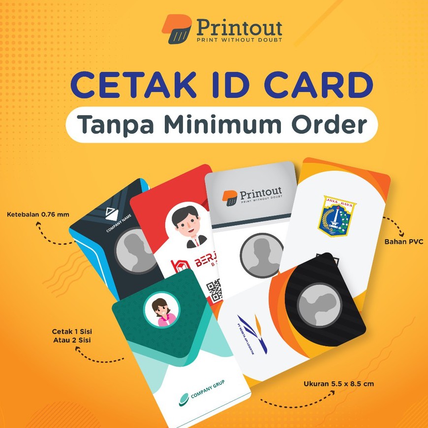 Jual PRINTOUT ID CARD 2 SISI | Shopee Indonesia
