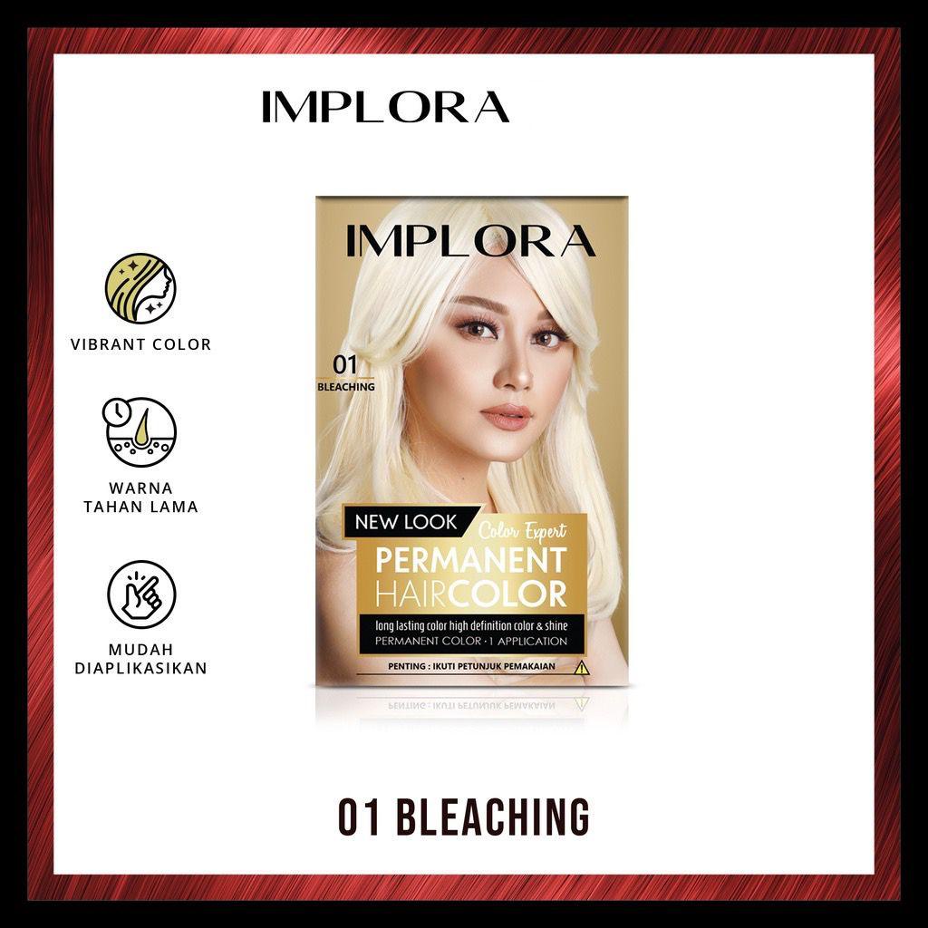Jual [BPOM] IMPLORA NEW PERMANENT HAIR COLOR / SEMIR RAMBUT IMPLORA ...