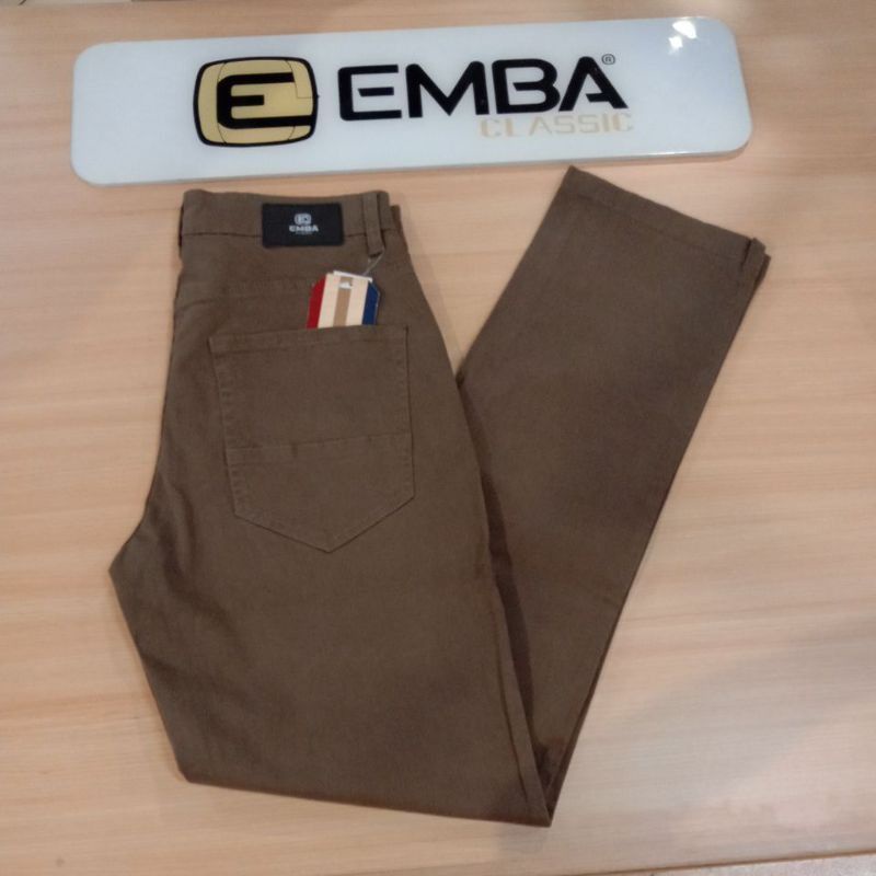Jual Celana Emba Basic Slim Original / celana panjang | Shopee Indonesia