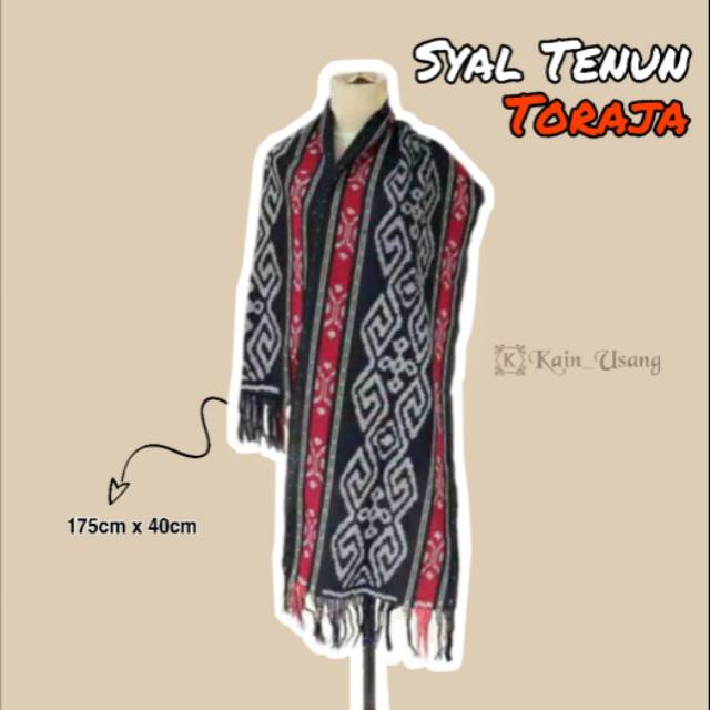 Jual Kain_Usang | Syal Tenun Motif Toraja (pilih variasi) | Scraft ...