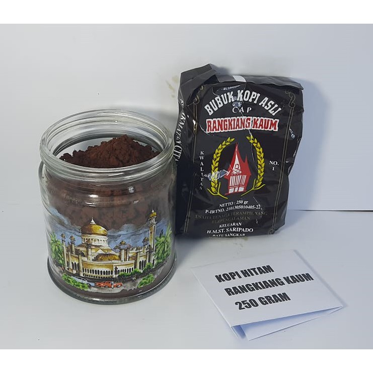 Jual Bubuk Kopi Hitam Rangkiang Kaum 250 gram - Asli Padang | Shopee ...