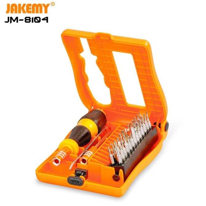 Jual OBENG TOOL SET MEREK JAKEMY JM-8104 ORIGINAL hpart33 Murah ...