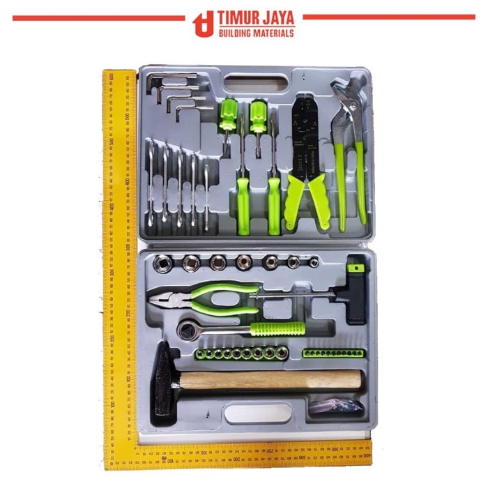 Jual Kenmaster Tool Kit / Toolkit 100pcs Alat Tukang | Shopee Indonesia