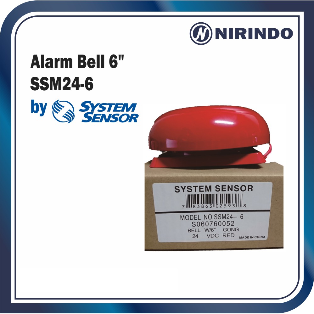 Jual Alarm Bell 6 Inch - 24VDC SSM24-6 System Sensor by Honeywell ...
