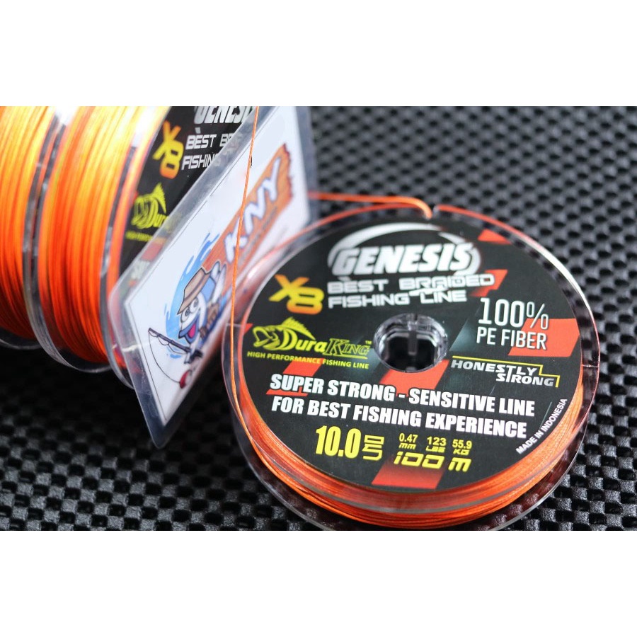 Jual Benang Pancing Duraking Genesis PE 10 / 55.9 kg senar mancing ...