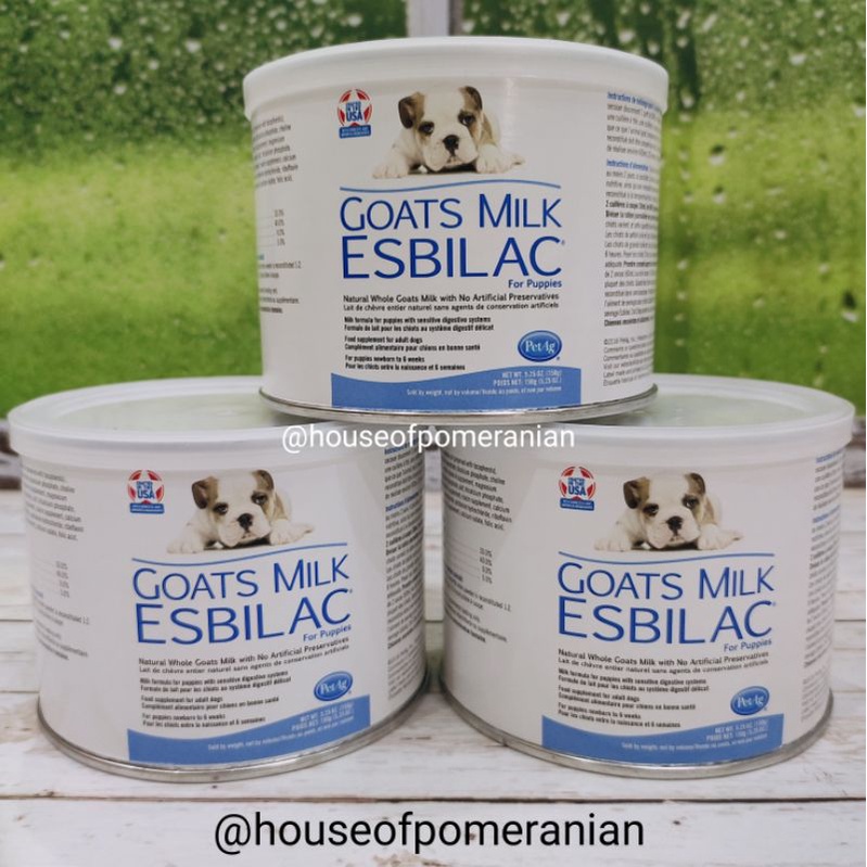 Jual ESBILAC goat milk puppy dog 150gr 340gr susu bubuk anak anjing ...