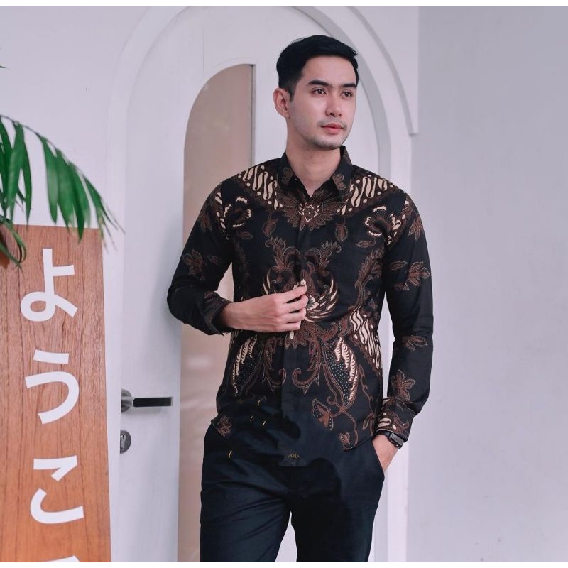 Jual BATIK BAJU BATIK PRIA LENGAN PANJANG FULL FURING DALAM MODERN DAN ...