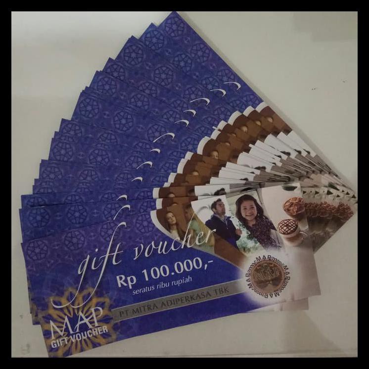 Jual Gift Voucher Map Mitra Adi Perkasa ( 100.000 / 2X50.000 ) | Shopee ...