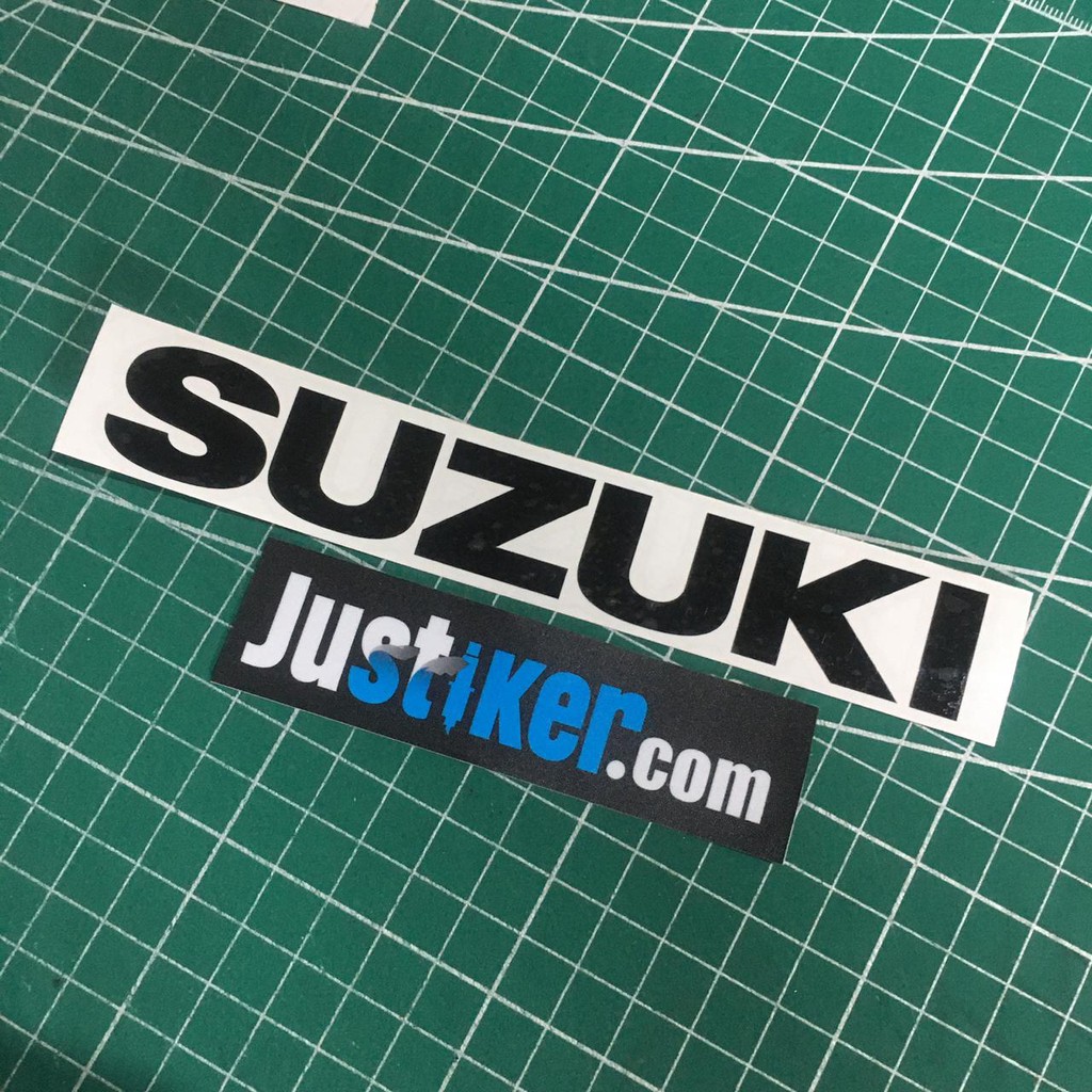 Jual Sticker Suzuki Logo, Suzuki Copy Text Logo | Shopee Indonesia