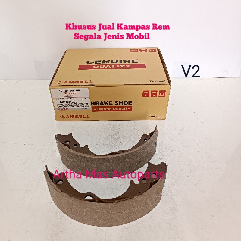 Jual KAMPAS REM TANGAN HAND BRAKE SHOE CANTER INTERCOOLER PS125T PS136 ...