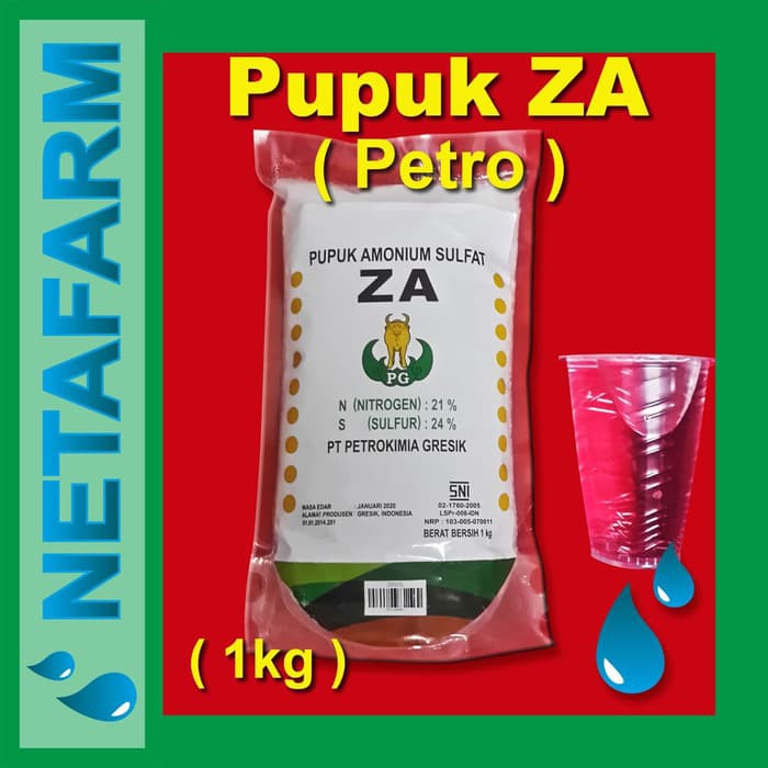Jual Pupuk ZA / Pupuk Amonium Sulfat - 1kg (petro) | Shopee Indonesia