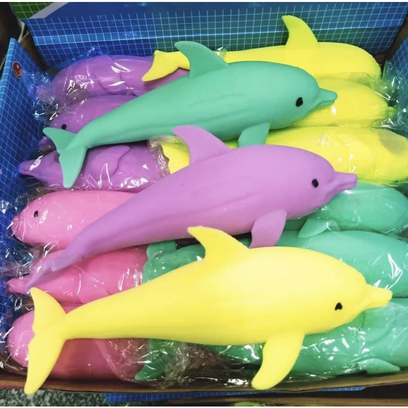 Jual Mainan Nanak squishy dolphin lumber fidget toys relieve stress ...
