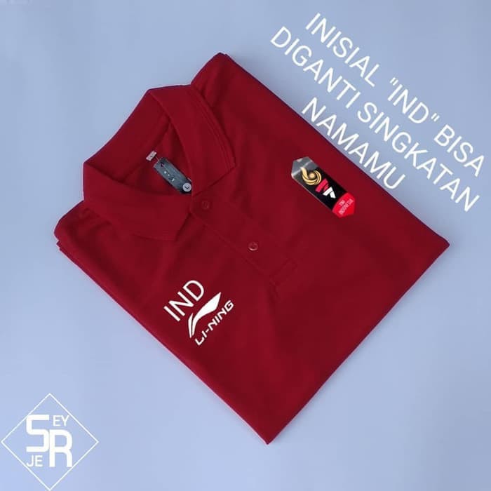 Jual Polo Lacoste Indonesia Lining Logo Asean Games | Shopee Indonesia