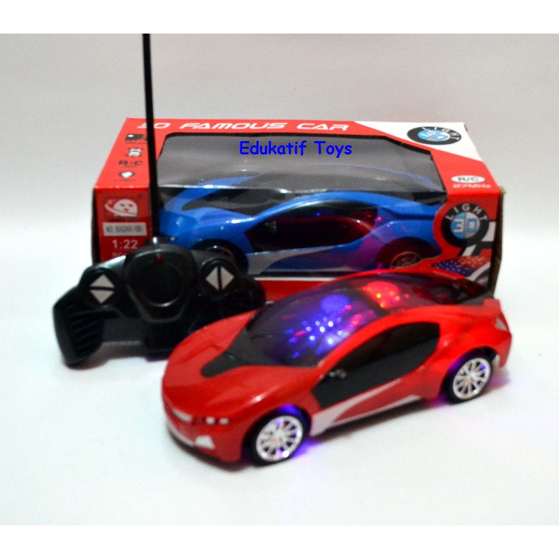 Jual Mobil RC / Remote Control Famous 3D with Baterai Charger | Shopee ...