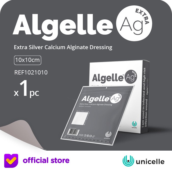 Jual Algelle Ag Extra - Extra Silver Calcium Alginate - 10x10 cm –1 ...