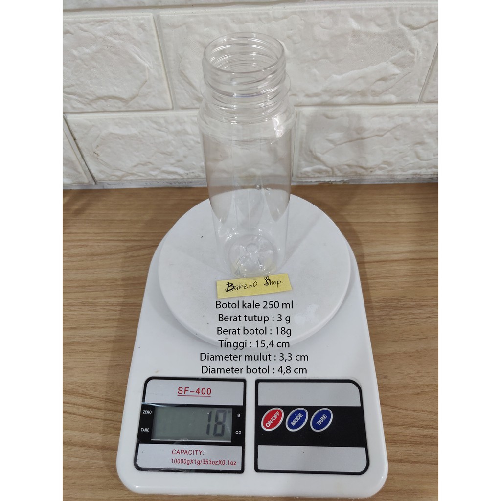 Jual Botol kale 250ml botol jus 250ml botol kopi 250ml 250 ml plastik ...