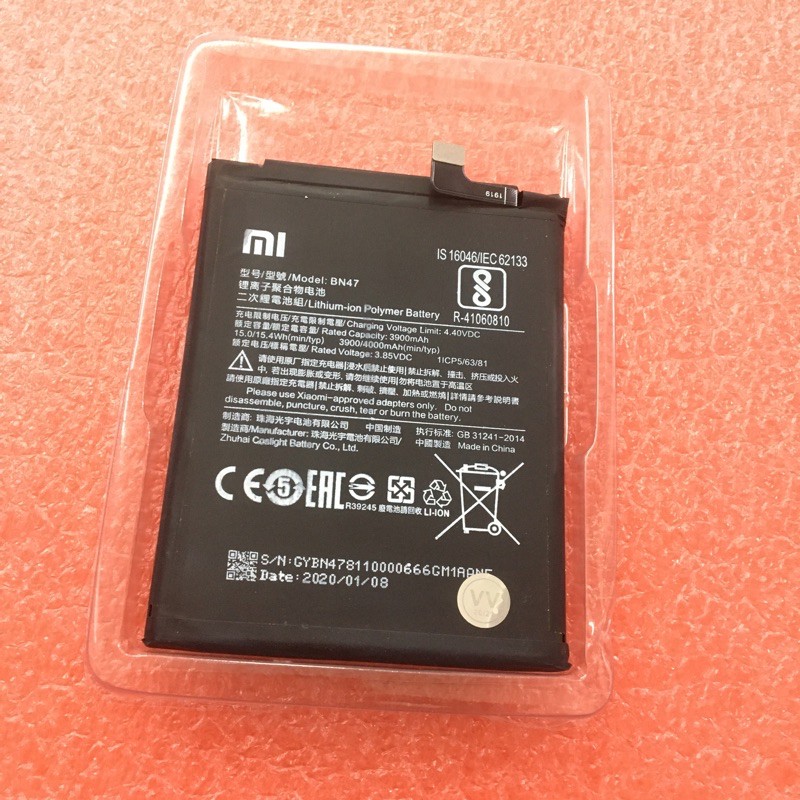 Jual BATTERY BN47 XIAOMI 6 PRO / BATERAI BN47 MI A2 LITE / BATRE BN47 ...