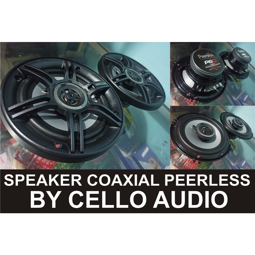 Jual Audio Mobil Speaker Coaxial Pintu 6 inch Peerless by Cello Audio ...