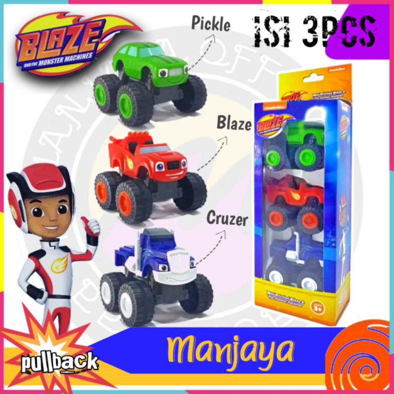 Jual Mini Friction Blaze And The Monster Machines Car Mainan Mobil ...