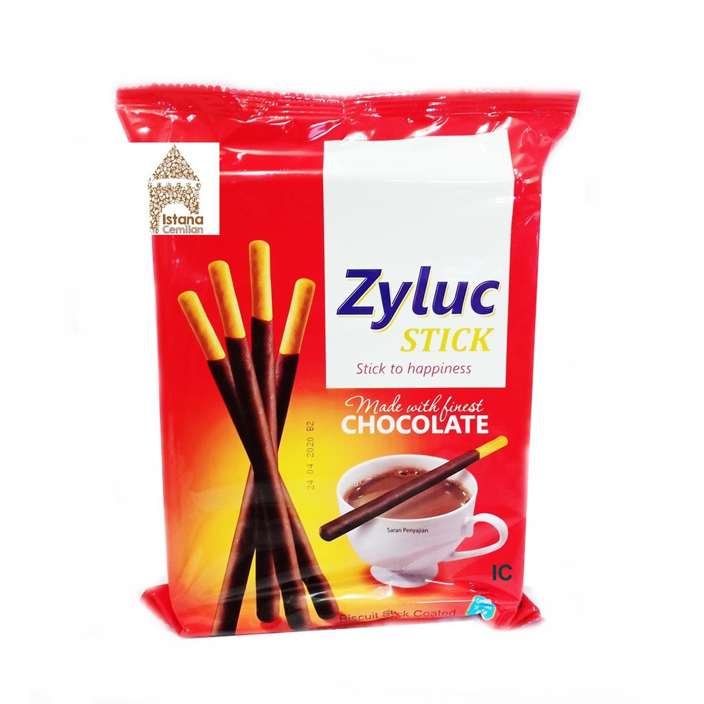 Jual Zyluc Stick Chocolate Isi 20 Pcs ( Biskuit Cokelat Stik) | Shopee ...