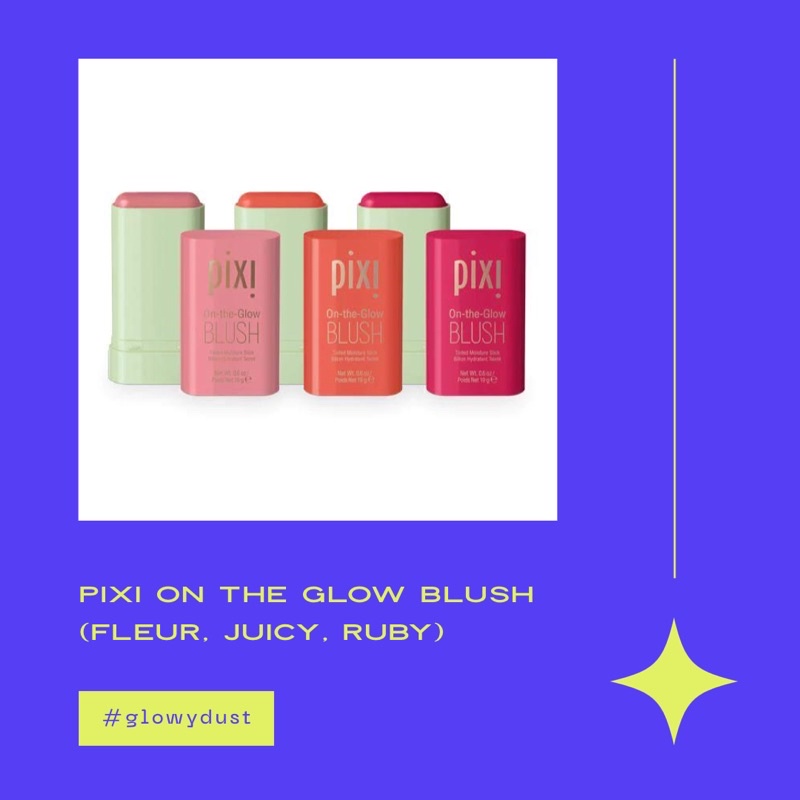 Jual (PRE ORDER) Pixi On The Glow Blush (Fleur, Juicy, Ruby) | Shopee ...