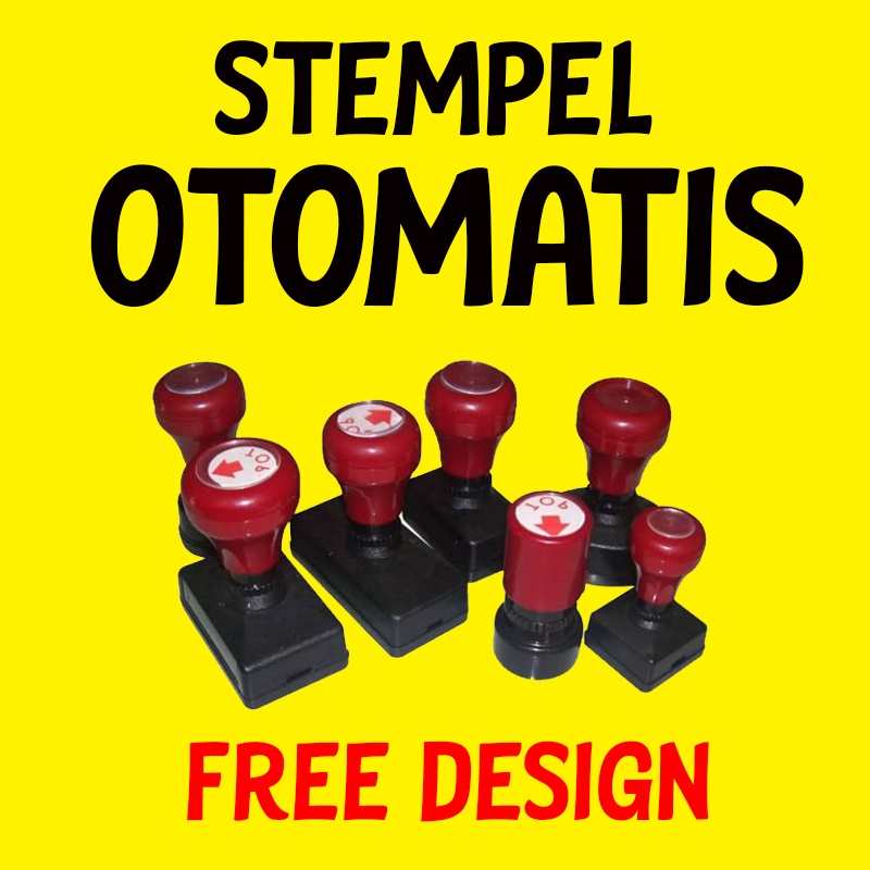 Jual Stempel Warna Otomatis Custom | Shopee Indonesia