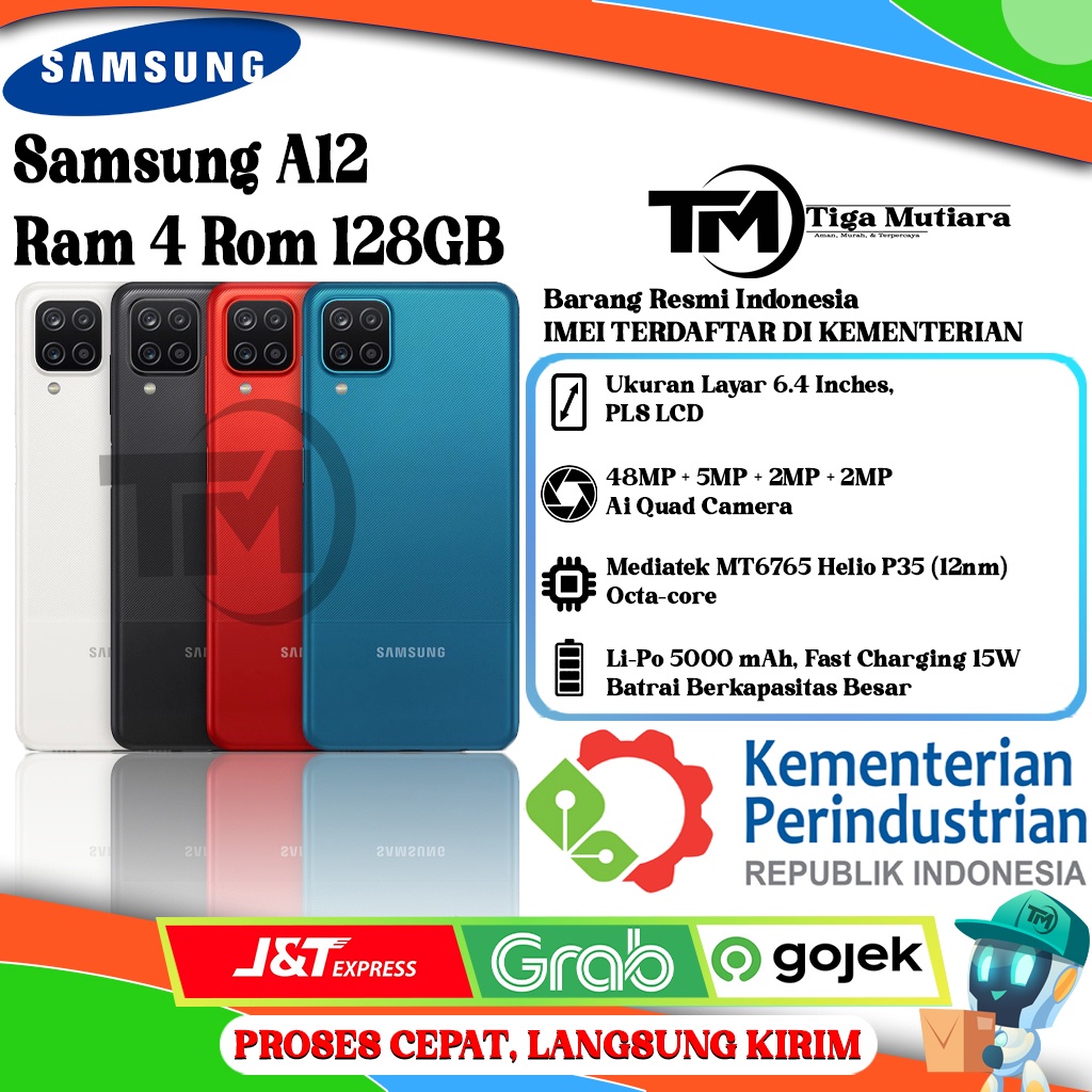 Jual Samsung A12 Ram 4GB | 6GB Rom 128GB | Shopee Indonesia